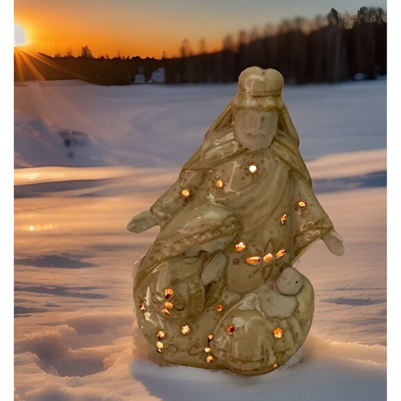Unbranded | Holiday | Vintage Holy Family Nativity Scene Pierced ...
